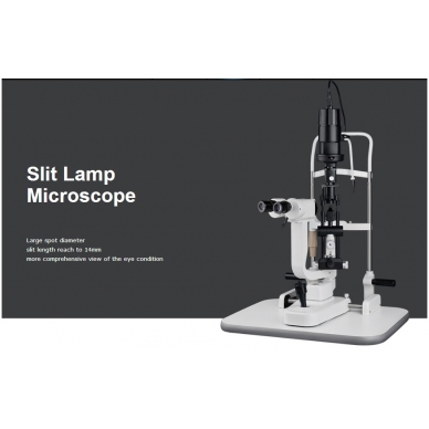 Ophthalmic Slit Lamp Two Magnification Slit Lamp Microscope
