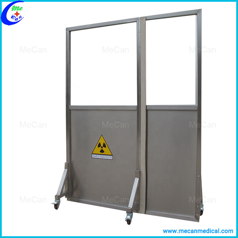 shielding anti x-ray lead screen TRI-pane stainless steel lead screen ...