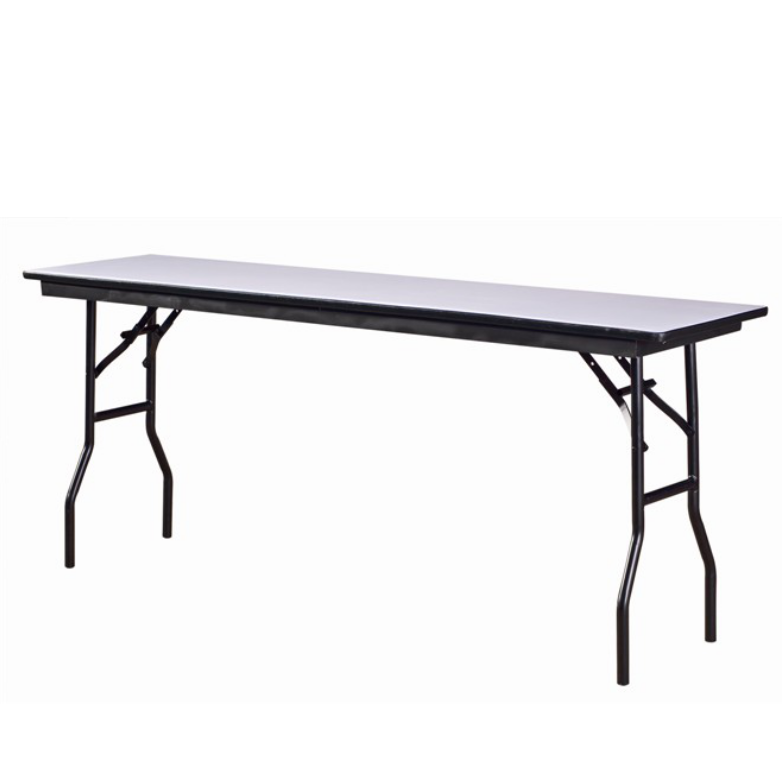 Banquet Rectangular Wooden Table Folding Steel Frame Table YF-013 ...