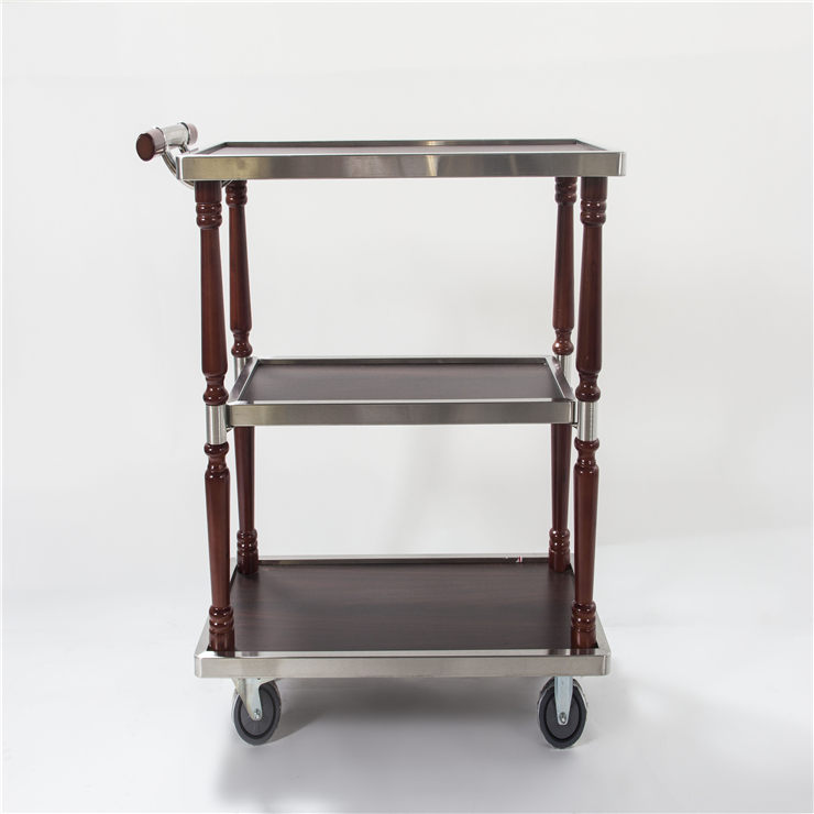 Hotel Serving Cart ,mini Bar Trolley Wine Serving Cart