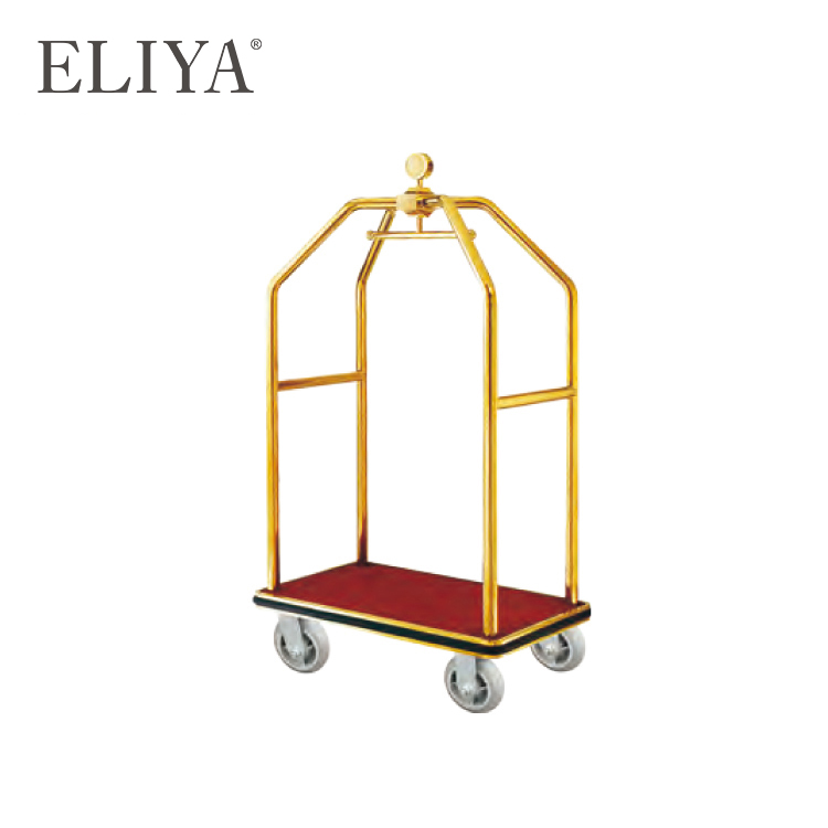 Aluminium Hotel Room Service Cart Lobby Luggage Trolley