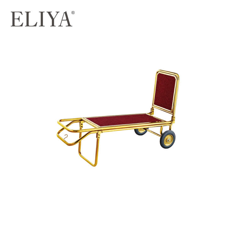 Aluminium Hotel Room Service Cart Lobby Luggage Trolley