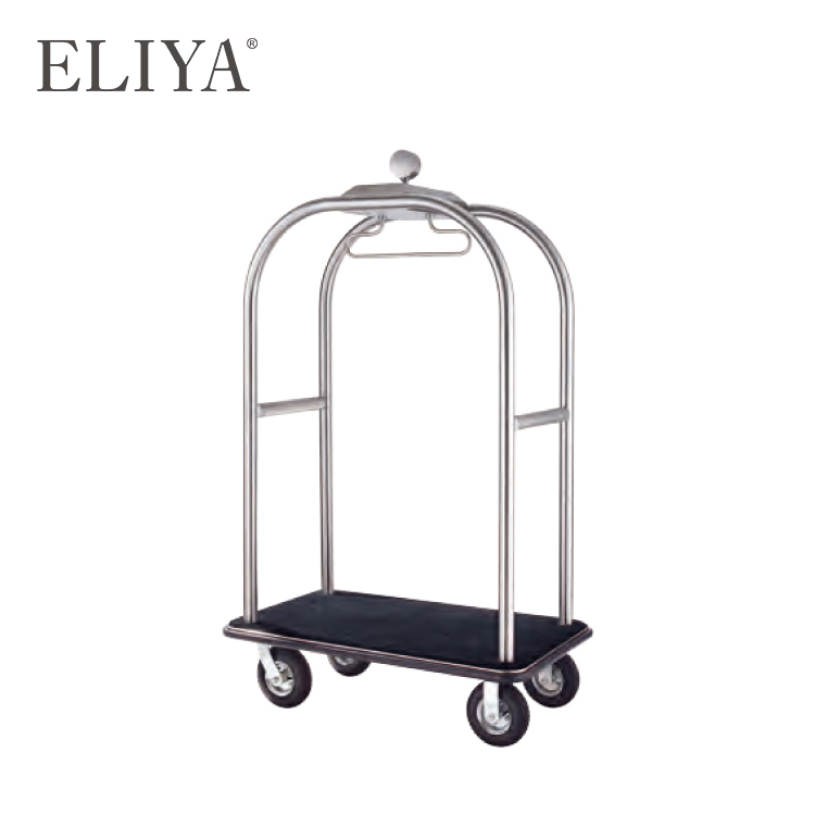 Luxury 5 star hotel lobby equipment trolley luggage cart