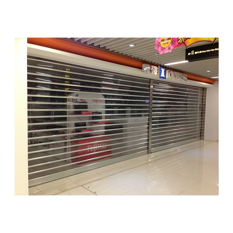 Commercial Roll Up Plastic Shutters Transparent Polycarbonate Roller ...