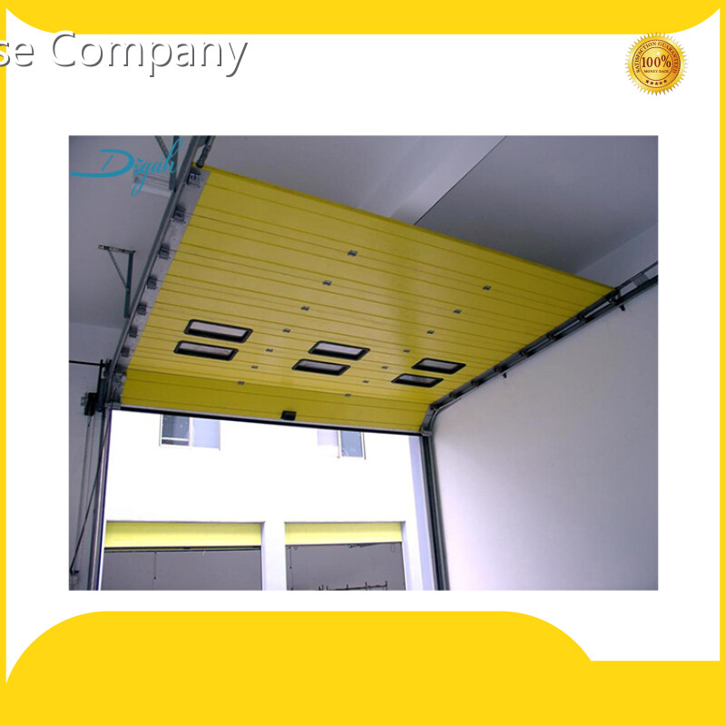 Automated Industrial Bay Doors Factory Warehouse Sectional Lift Up Door