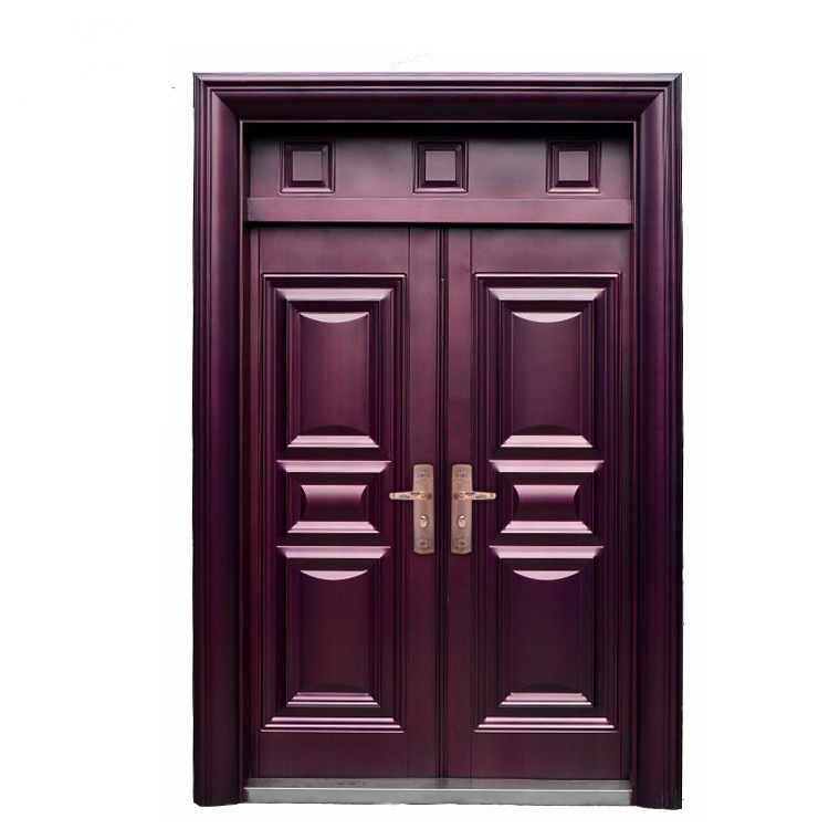 Exterior Steel Front Doors Security High Quality Bullet Proof Double ...