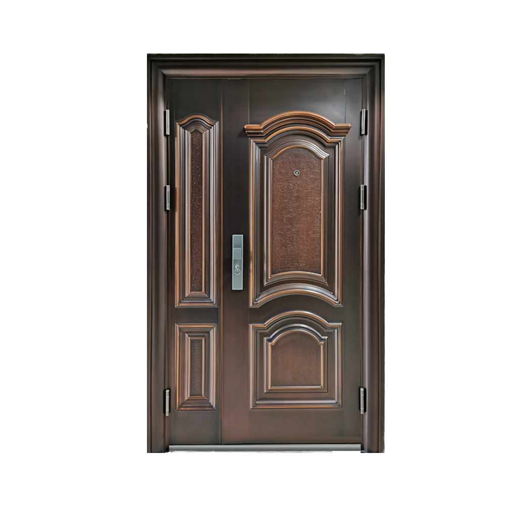 Simple Design Commercial Aluminium 12 Gauge Steel Security Doors for Home