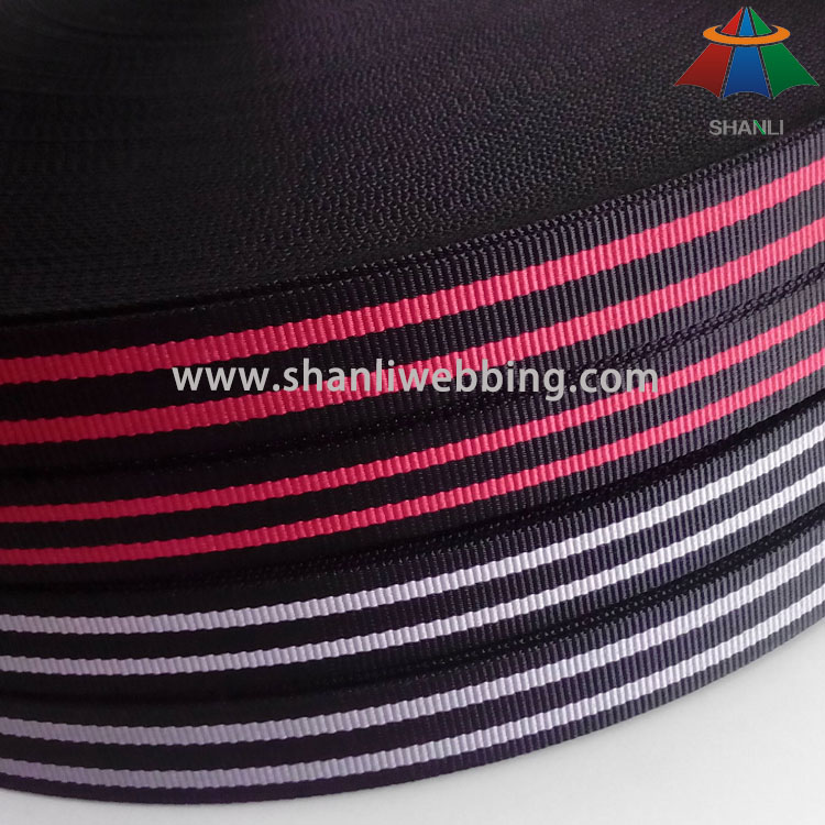 20mm 22mm Striped Nylon Webbing for Watch Bands