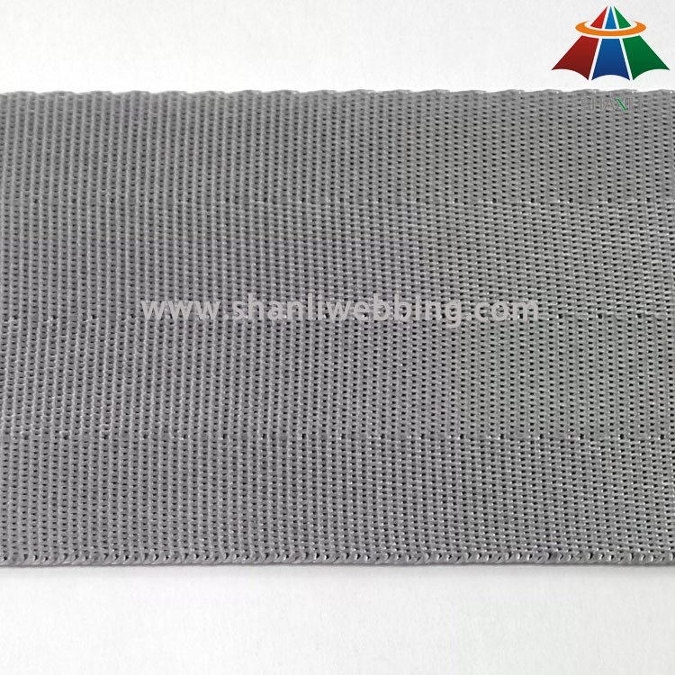 2 Inch Gray Nylon Seatbelt Webbing