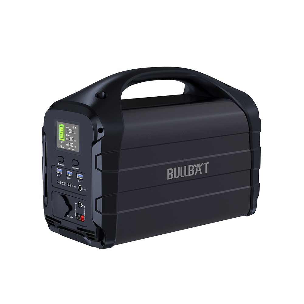 BULLBAT Adventurer 700 Portable Power Station 613Wh/700W-Black | BULLBAT