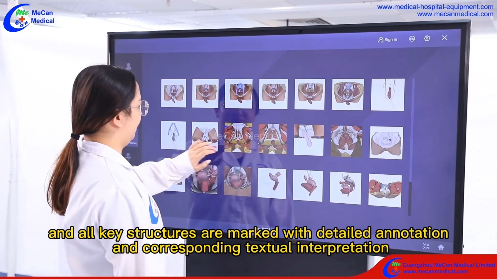 How to Operate the 3D Virtual Anatomy System - MeCan