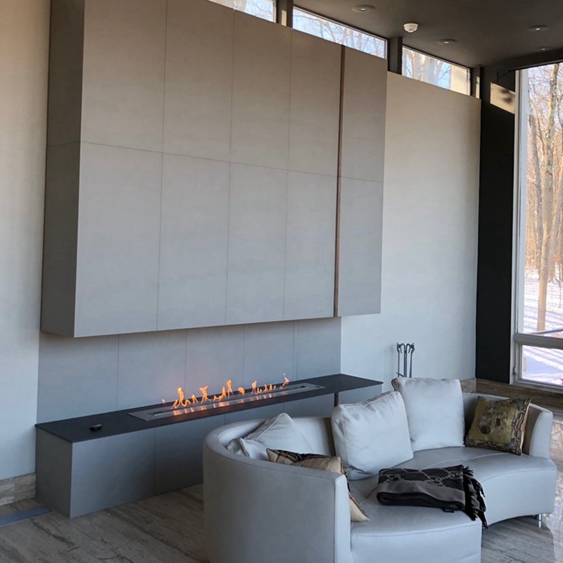 Intelligent Bio Flame Ribbon Ethanol Burner - Art Fireplace