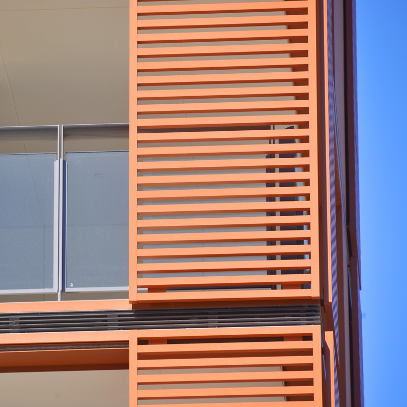 Aluminium Square Tube Louver