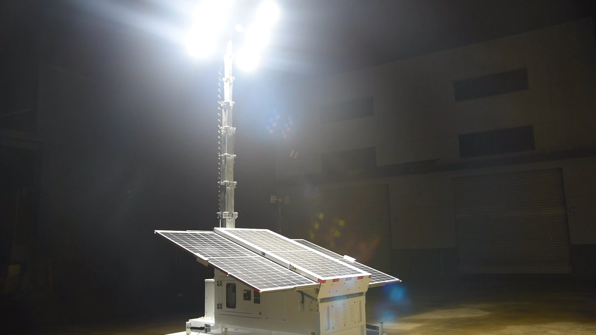 Mobile Solar Skid Light Tower - BIGLUX