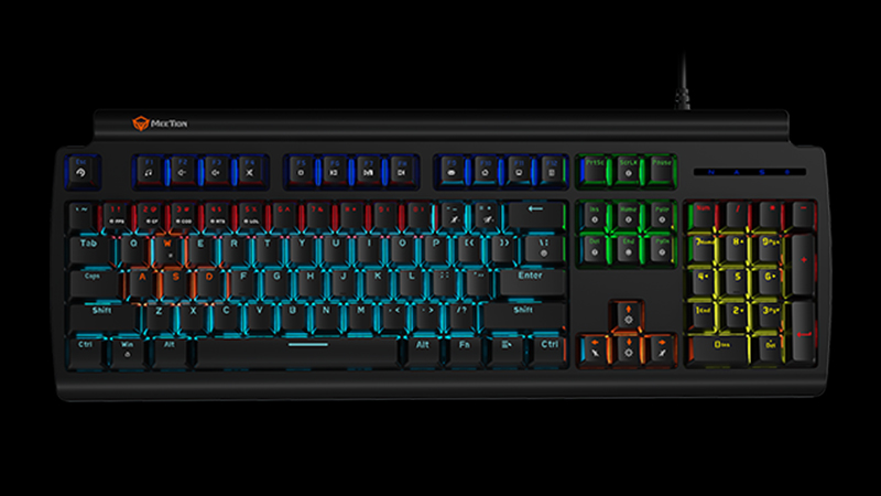 Rainbow Backlight Mechanical Gaming Keyboard | Buy Online in Meetion