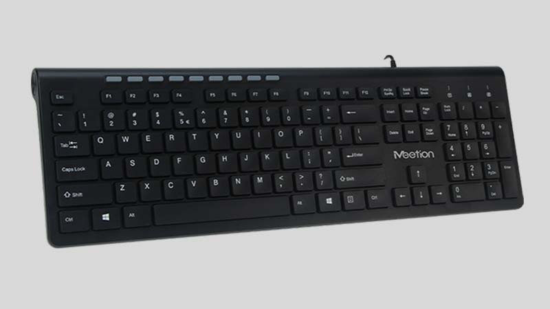 Meetion Wholesale Wired Standard Multimedia Ultrathin Keyboard