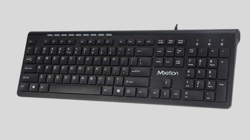 Meetion Wholesale Wired Standard Multimedia Ultrathin Keyboard