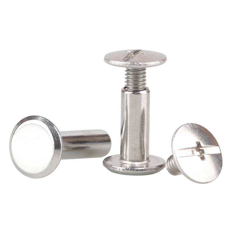Nickel Plated Steel Chicago Screws Phillips Dome Screw Blind Post ...