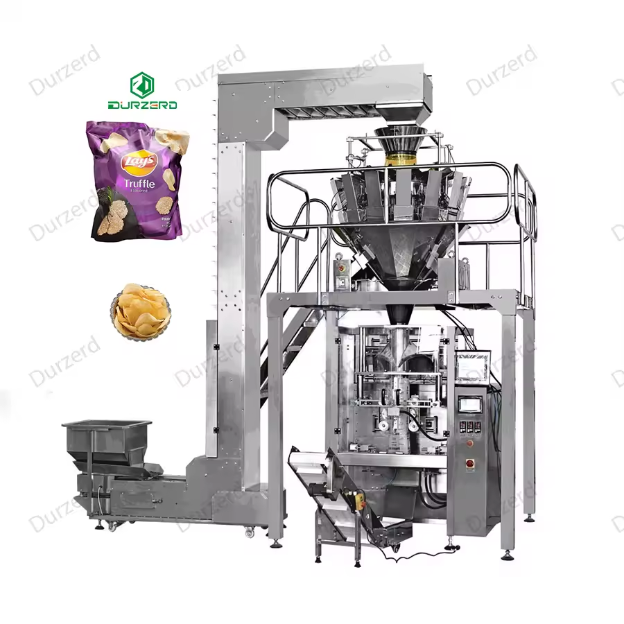 Automatic Potato Chips Snacks Pouch Packing Machine | Durzerd