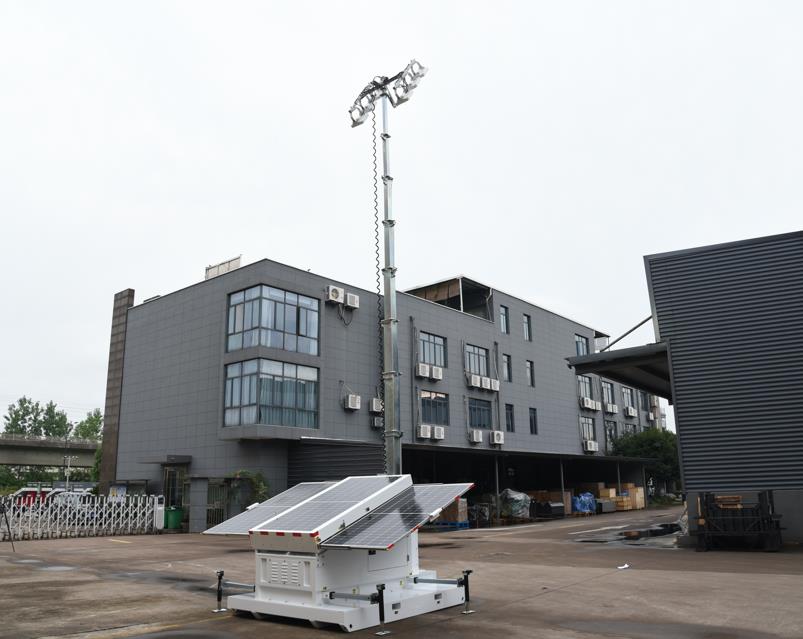 Mobile Solar Skid Light Tower - BIGLUX