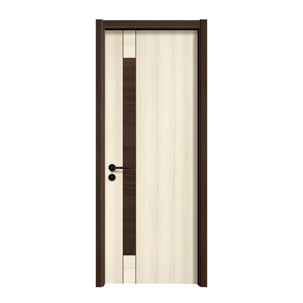 Porte d'entrée de marque Zonle en bois massif/MDF/HDF/contreplaqué ...