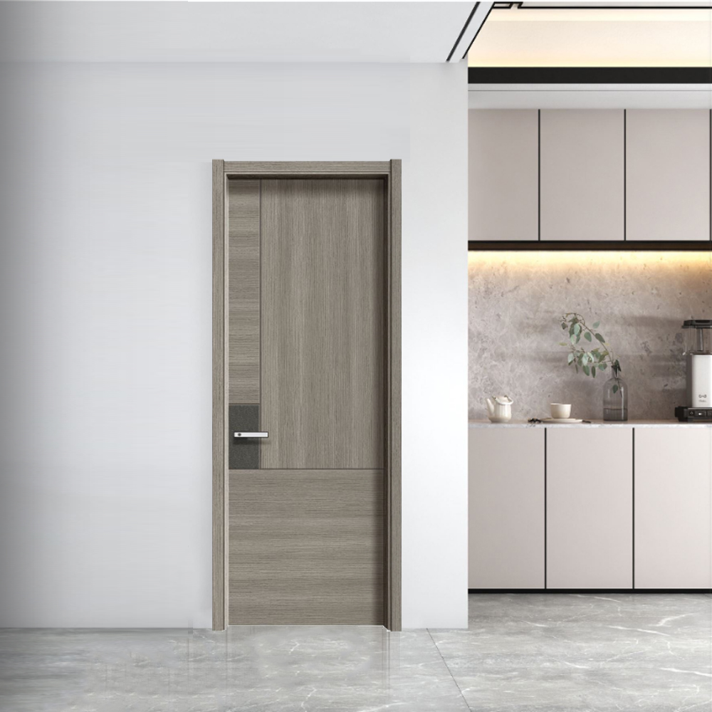 Luxury Style Solid Wooden Door Fancy Modern Design Interior Single Door