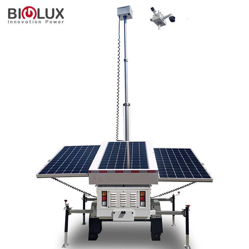 BIGLUX High Quality Mobile Solar CCTV Tower - BIGLUX