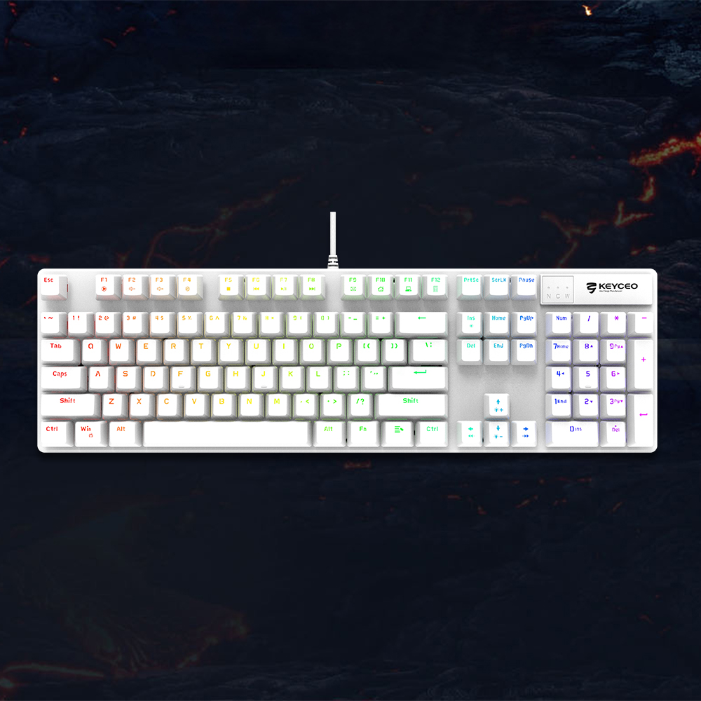 Customizable keyboard KY-MK86 Wired Mechanical Keyboard RGB/Rainbow ...