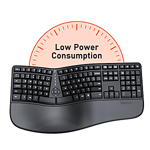 Save Big on Meetion Wireless Ergonomic Keyboard