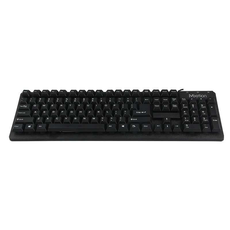 USB Black Standard Corded Keyboard K202 - Meetion