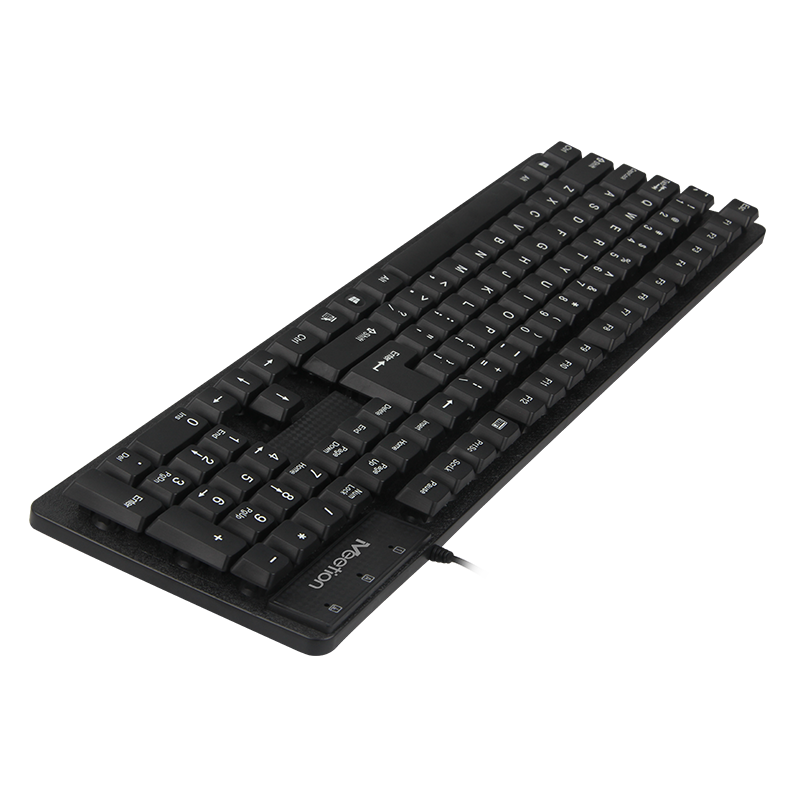USB Black Standard Corded Keyboard K202 - Meetion