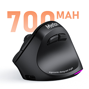 Right-Handed Ergonomic Wireless Mouse - Meetion