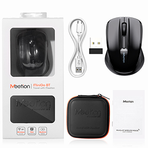 Dual Mode Mini Bluetooth 2.4g Wireless Mouse minigo Bt | Meetion