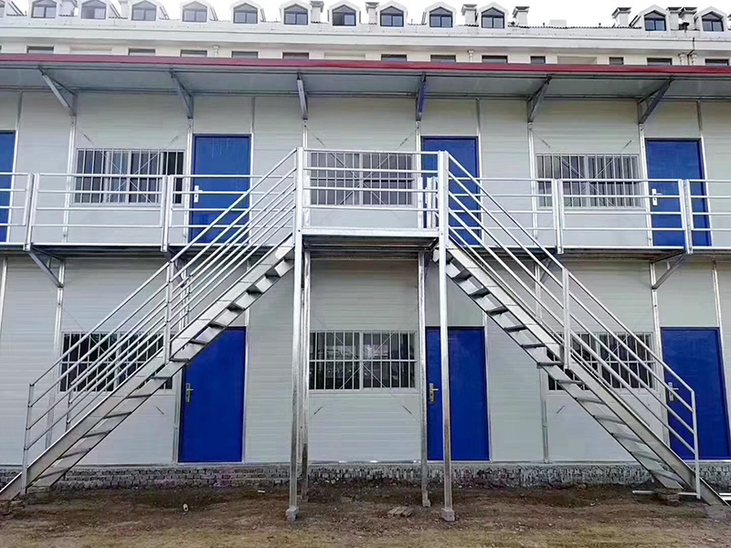 The Prefab House Temporary Dormitory Assistance the Belt and Road！