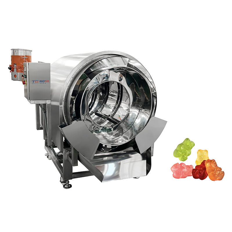 Automatic oil coating machine for gummy | TG MACHINE