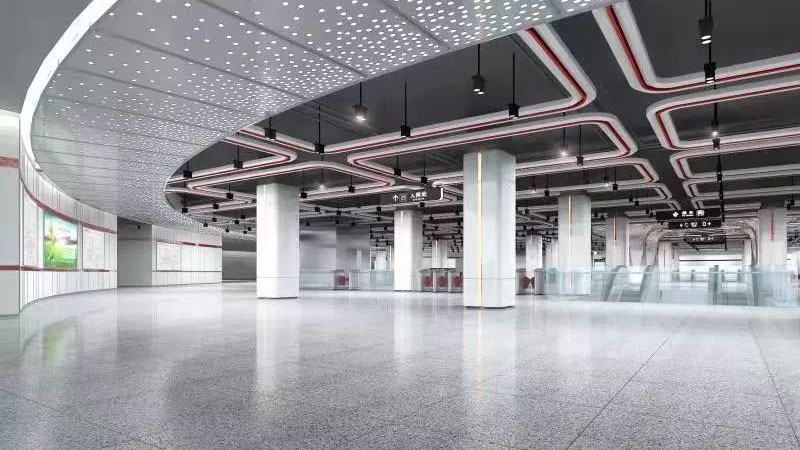 China Foshan Metro Line 2 Wanhua Custom Decorative Ceiling and Wall ...