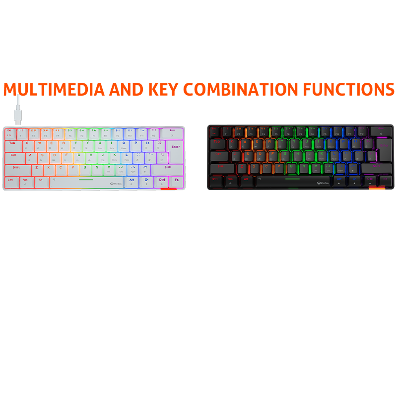 Dual Mode Bluetooth 60 Mechanical Keyboardmk 005bt | Meetion