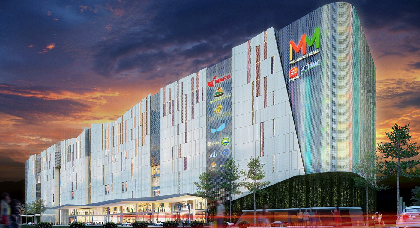 Melawati Mall Shopping Center Decorative Perforated Metal Facade - PRANCE