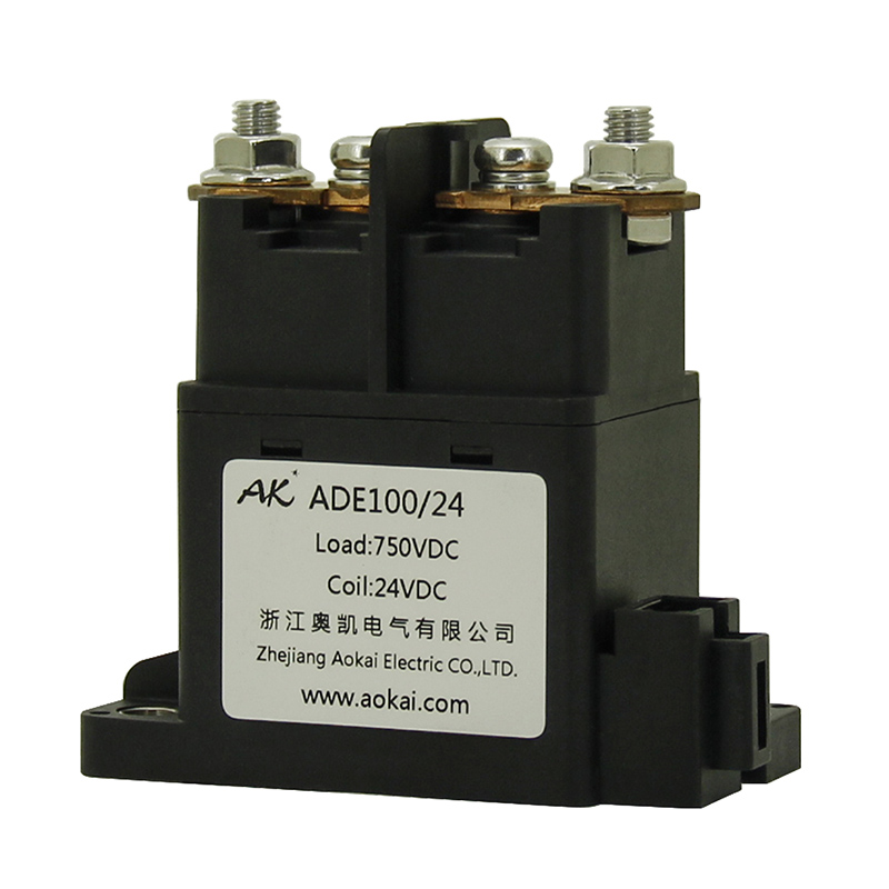ADE100 Ceramic Sealed HV DC Contactor 100A, 12 - 1000VDC, Continuous Current 100 Amps, 12V/24V ...