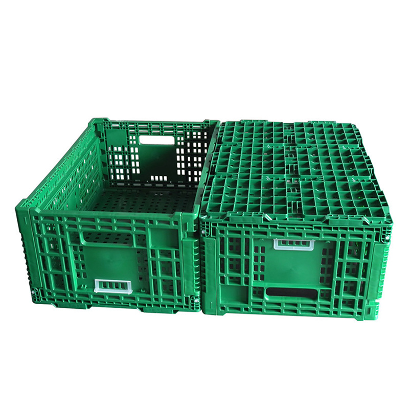 Reusable Vegetable Plastic Crates Foldable Plastic Fruit Shopping ...