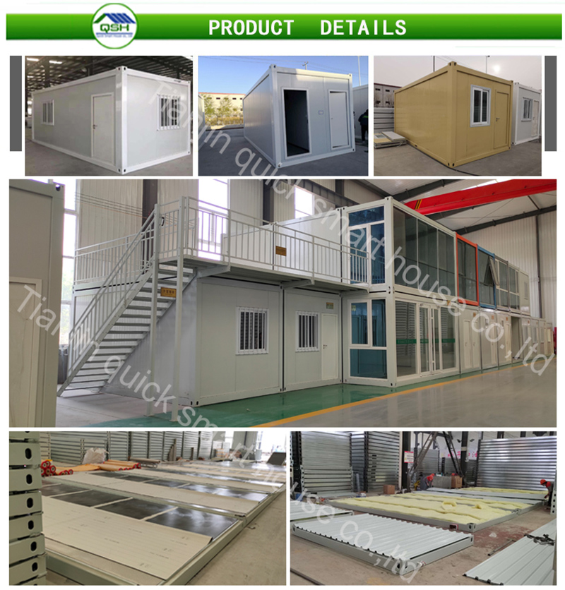 Prefab Modern Prefabricated House 20ft Luxury Container House 2bedroom ...