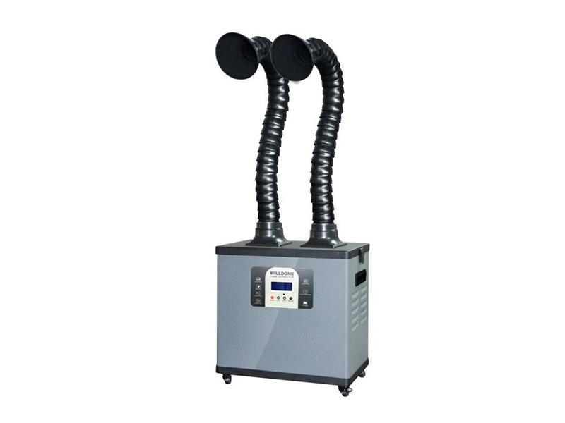 Solder Fume Extractor Cleanroom Double Arm Welding Smoke Extractor ...