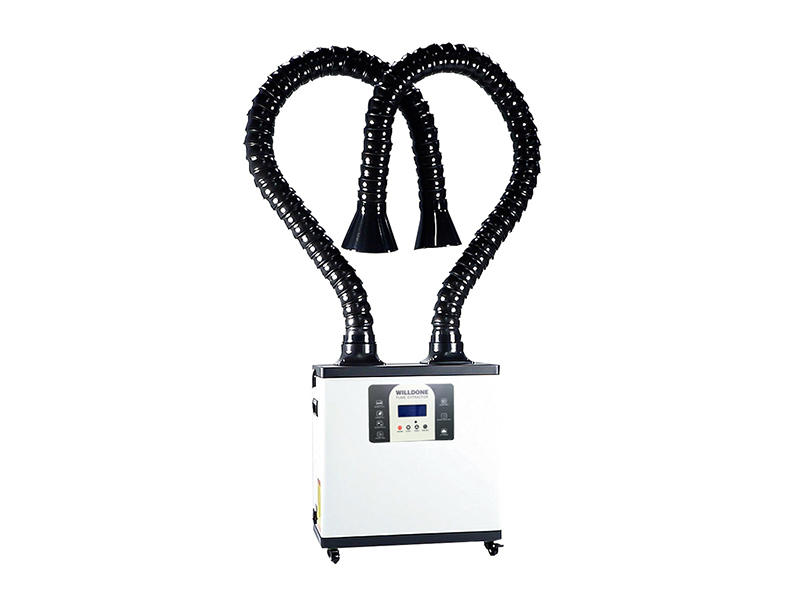 Solder Fume Extractor Cleanroom Double Arm Welding Smoke Extractor ...