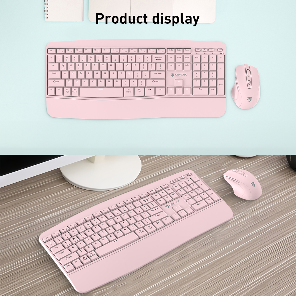 KY-4890 Custom Wireless Keyboard and Mouse Combo Ergonomic Slope Design ...