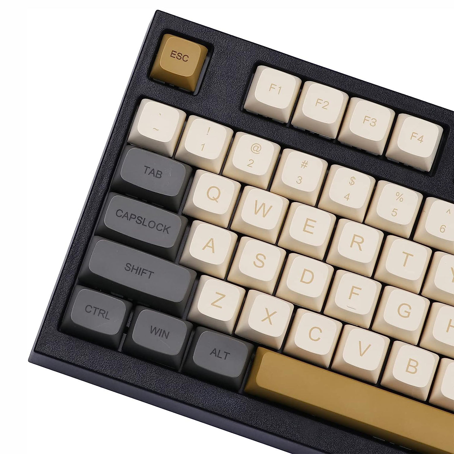 Tecsee 130Keys Custom Double-Shot Keycap PBT XDA Prolific Keycap Full ...