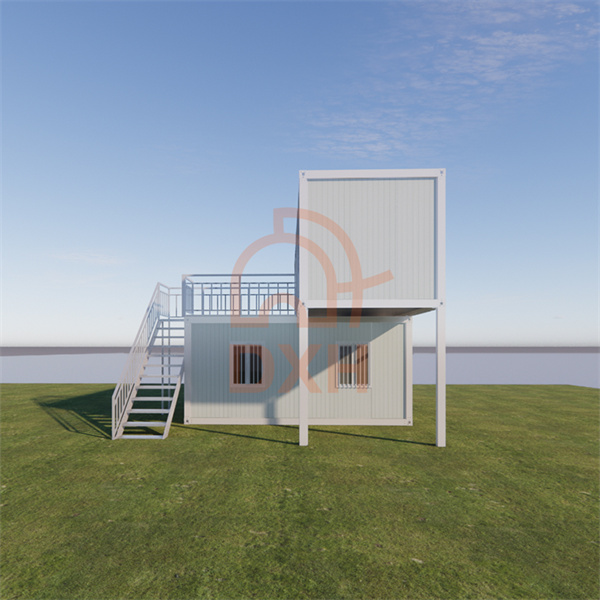 Versatile Two-Storey Container: Ideal Home & Office with Garage - DXH