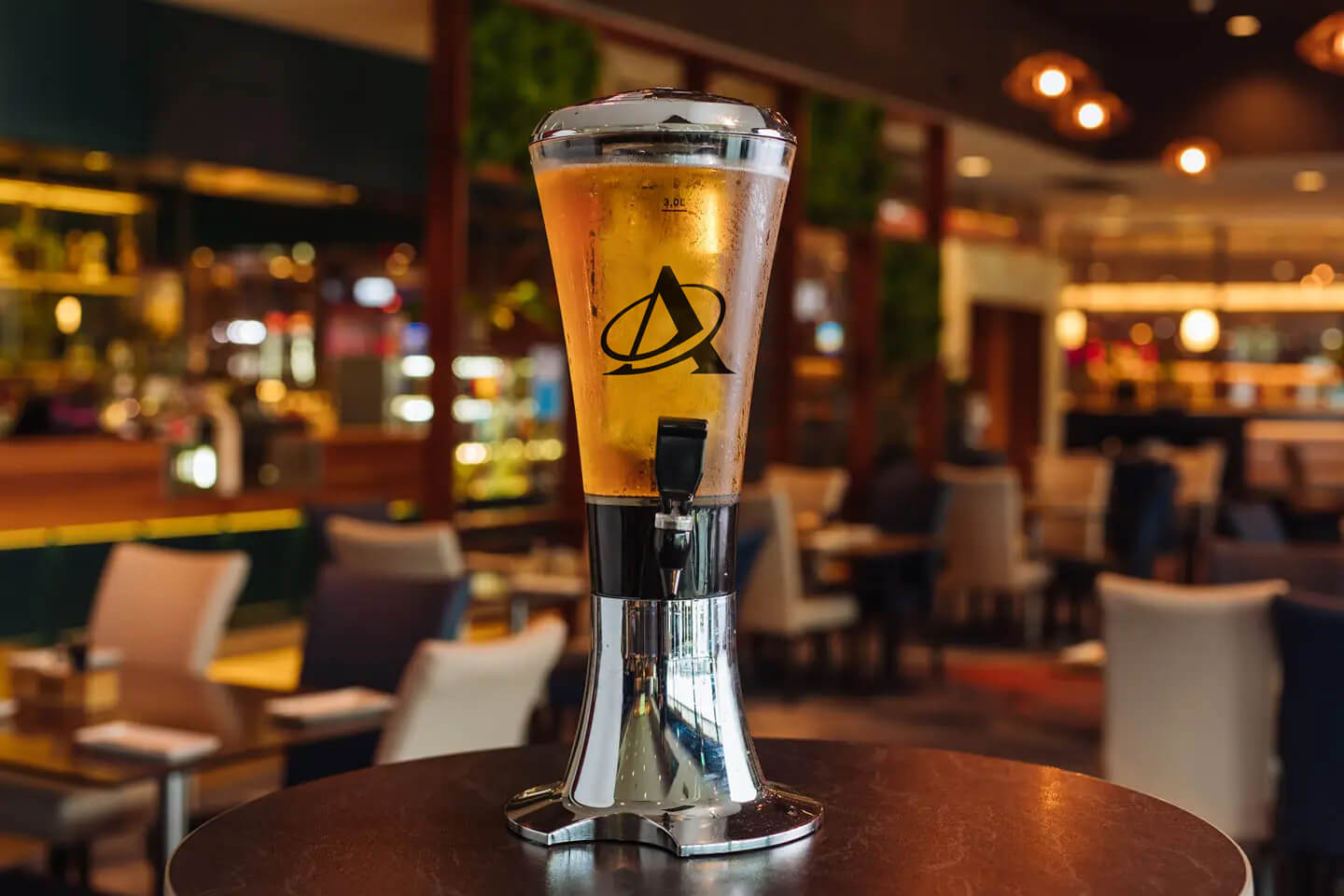 What Is the Volume of Beer in a Beer Tower?