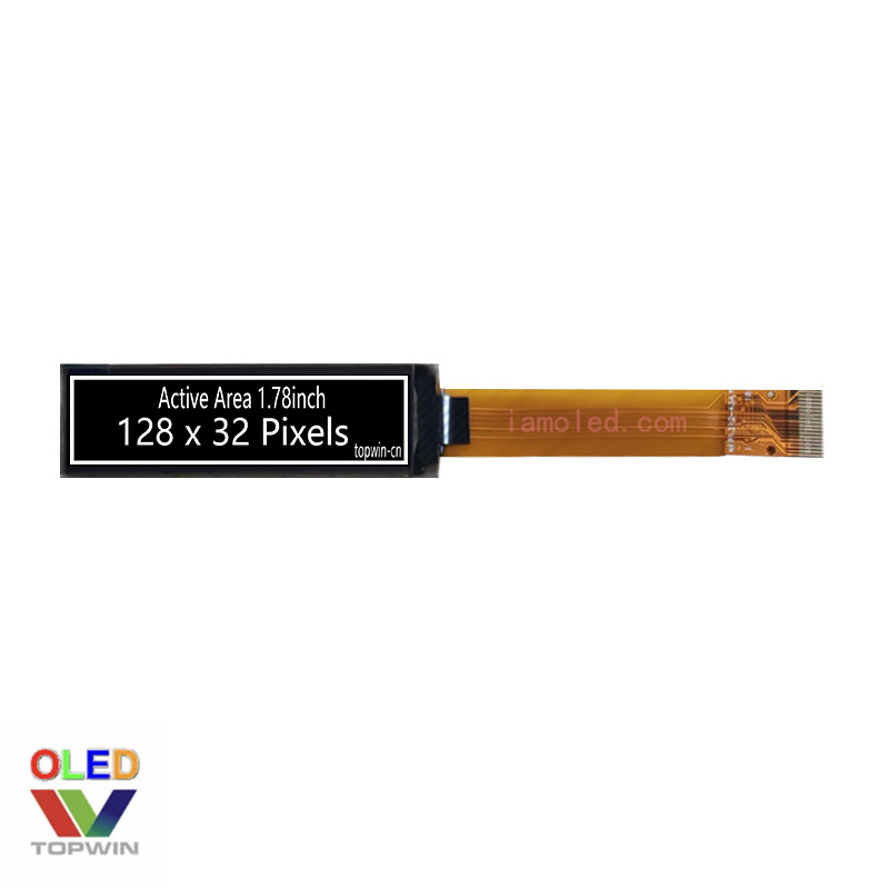1.78inch Oled Display 128x32,SPI,I2C,SSD1312 | TOPWIN