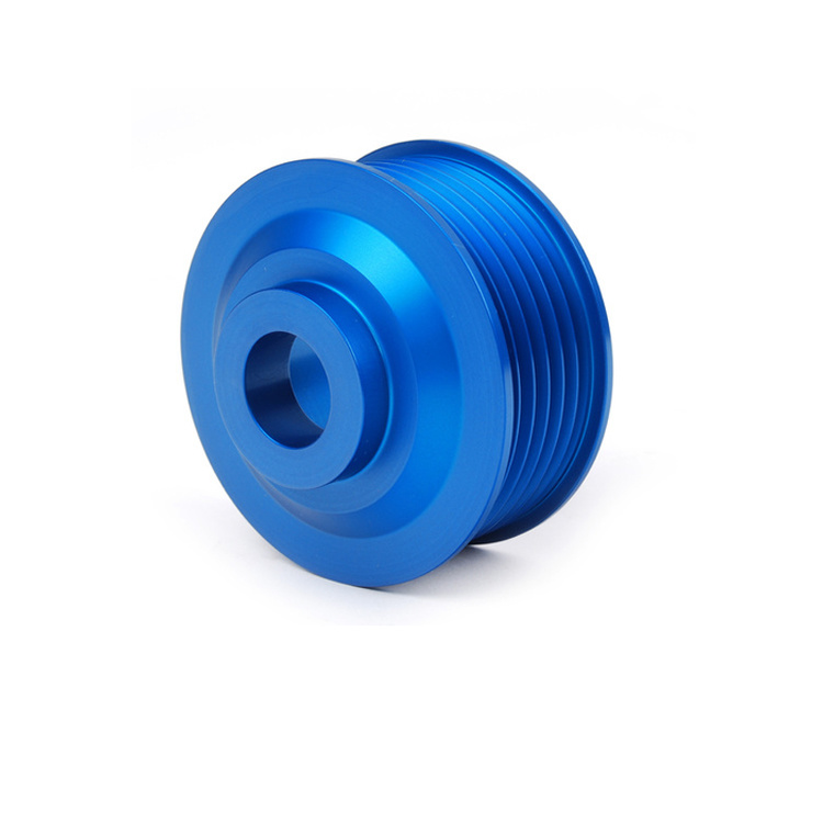 Custom CNC Billet Aluminum Drive Pulley Used for Spinning Wheel