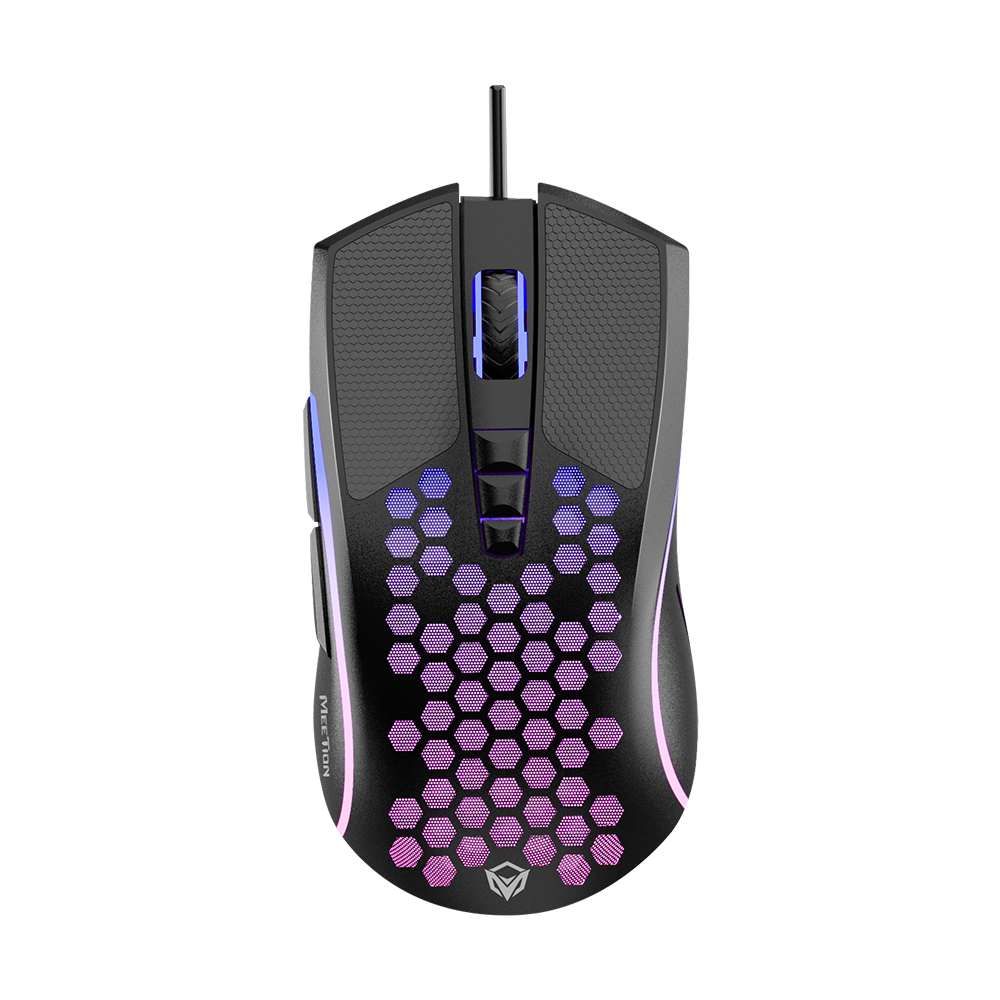 Meetion Best Lightest Lightweight Honeycomb Gaming Mouse GM015 | Meetion